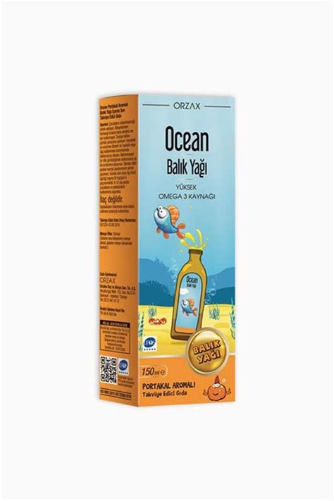 Orzax Ocean Omega 3 Portakallı Balık Yağı Şurubu 150 ml Fiyatı ...