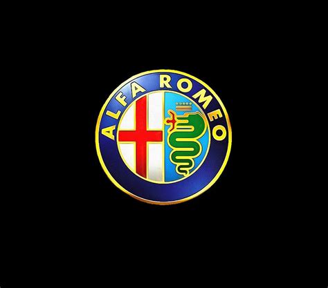 Alfa Romeo Logo Digital Art By Dazzle Fillinheart Fine Art America