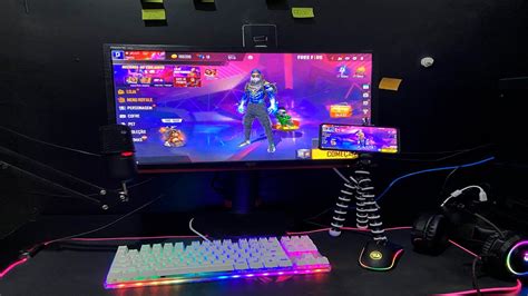 MEU SETUP PARA JOGAR NO MOBILADOR YouTube