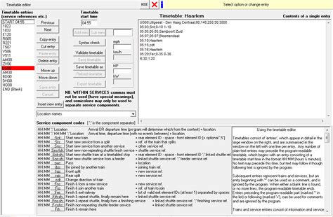 Railway Operation Simulator Timetable Tutorials