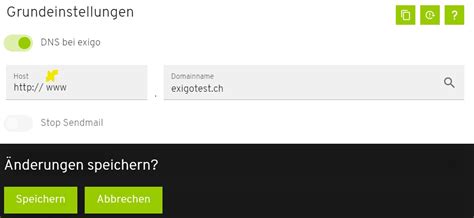 Migration Dns Domain Web Exigo Ag