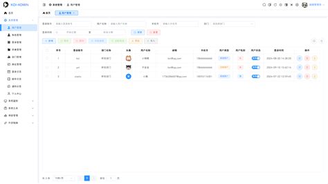 Koi Admin全新elementplus 纯前端 管理平台 Csdn博客