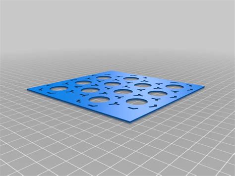 Hex Grid Stencil 125 30mm By Grumpusbumpus Download Free Stl Hex Grid Stencil 125 30mm By Grumpusbumpus Download Free Stl