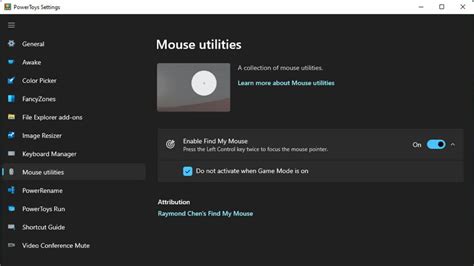 Microsoft Updates Powertoys Adds Find My Mouse Utility