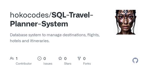 Github Hokocodessql Travel Planner System Database System To Manage