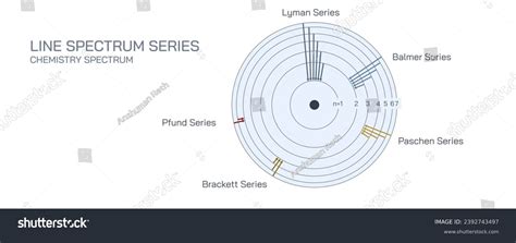 Main Spectral Line Spectrum Series Vector Stock Vector Royalty Free