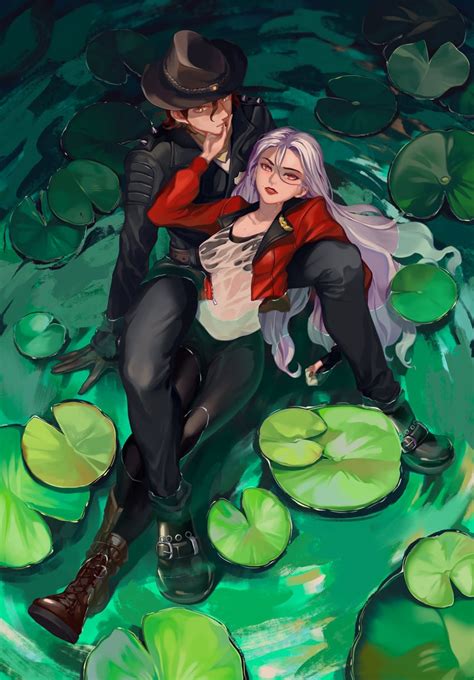 Cassidy And Ashe Overwatch Drawn By Kiunchiku Danbooru