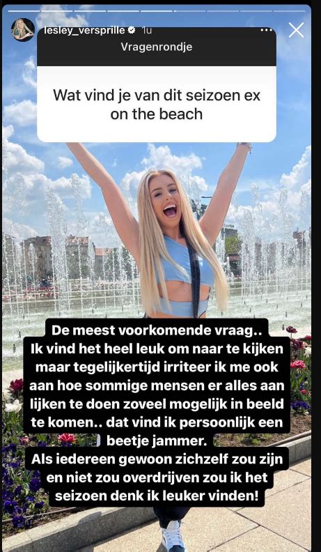 Lesley Haalt Uit Naar Huidige Eotb Deelnemers Beetje Jammer Love