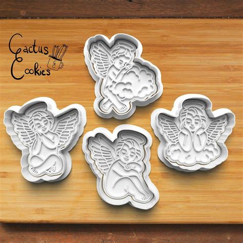 3d File Angel Cookie Cutter Set 0519 👼・3d Print Object To Download・cults