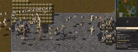 How Do I Stop Construction Bots From Being Still There With No Energy