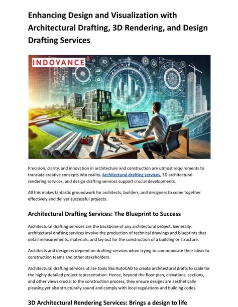 Ppt Enhancing Design And Visualization With Architectural Drafting