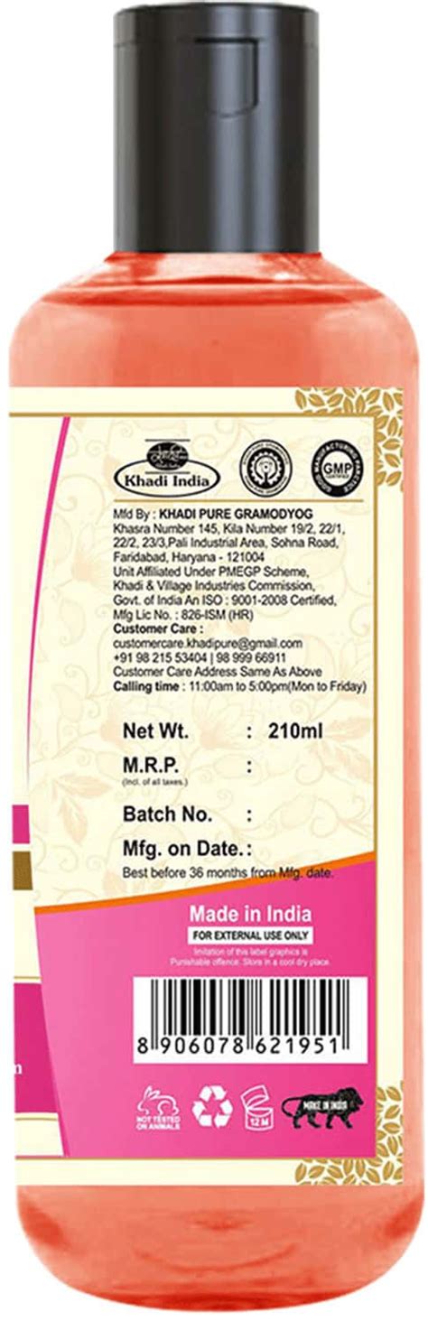Buy Khadi Pure Herbal Rose And Geranium Massage Oil Paraffin Mineral Oil
