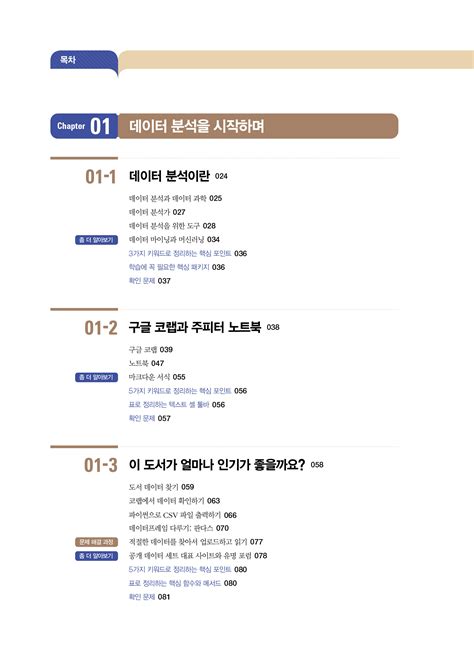 알라딘 미리보기 혼자 공부하는 데이터 분석 With 파이썬