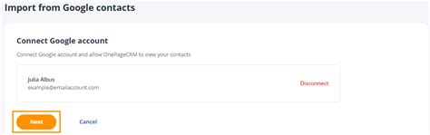 Importing Contacts From Google Contacts Onepagecrm Help Center