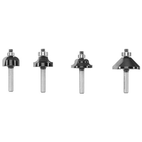 4 Pc Decorative Router Bit Set 4 Pc Decorative Router Bit Set