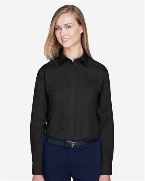 Devon And Jones D620w Womens Crown Collection® Broadcloth Woven Dress Shirt
