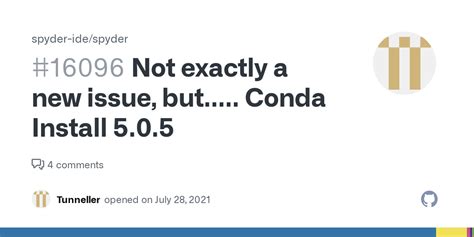 Not Exactly A New Issue But Conda Install 505 · Issue 16096