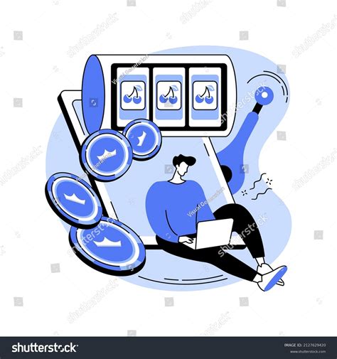 Slot Machine Abstract Concept Vector Illustration Stock Vector Royalty