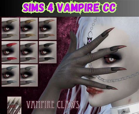 27 Crazy Good Sims 4 Vampire Cc Fangs Coffins And Vampire Clothes