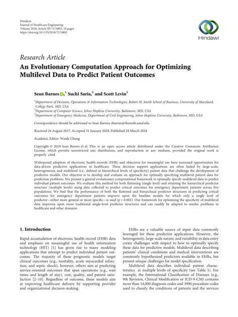 Pdf An Evolutionary Computation Approach For Optimizing Multilevel