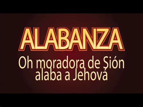 Oh Moradora De Sion Pista Y Karaoke Youtube
