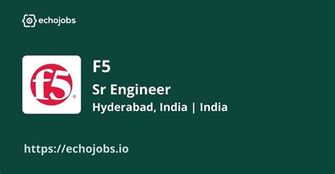F5 Is Hiring Sr Engineer Software Remote Hybrid Hyderabad India
