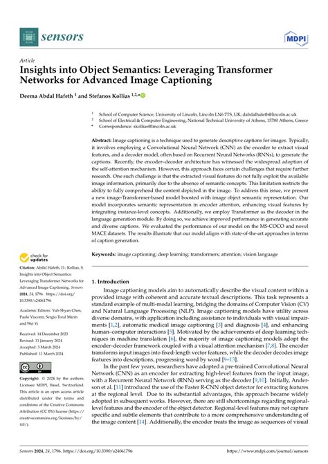 Pdf Insights Into Object Semantics Leveraging Transformer Networks