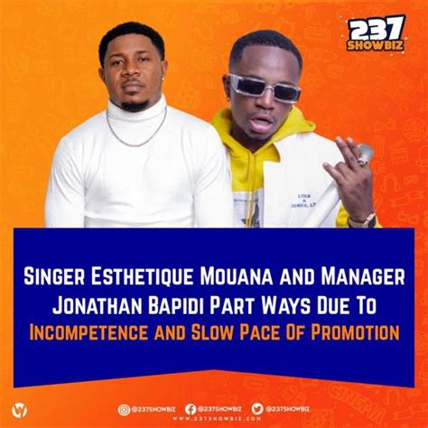 Cameroonian Singer Esthetique Mouana Finally Parts Ways With His