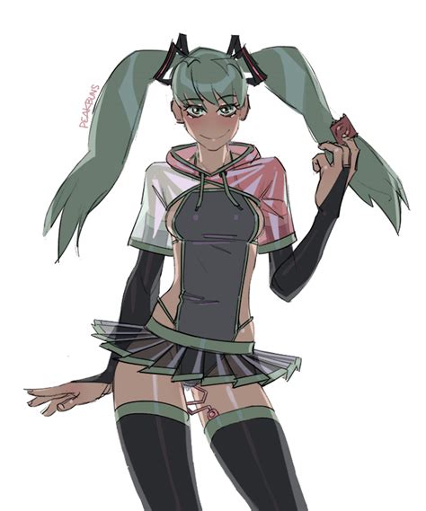 Rule 34 Condom Condom Wrapper Hatsune Miku Looking At Viewer