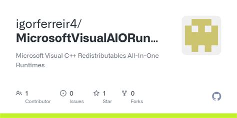 github igorferreir4 microsoftvisualaioruntimes microsoft visual c