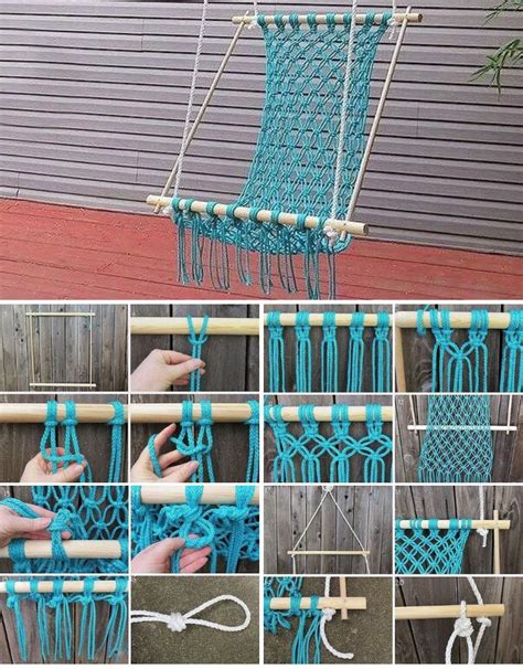 Diy Macrame Hammock Chair Swing Tutorial Video Artofit