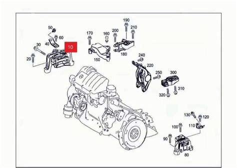 All Cla B Class A Class Models Engine Mounting Sets Mercedes Benz M271 M274 M270