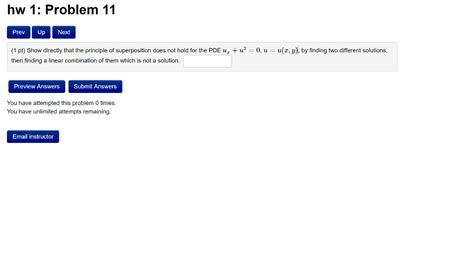 Solved Hw 1 Problem 11 Prev Up Next 1 Pt Show Directly