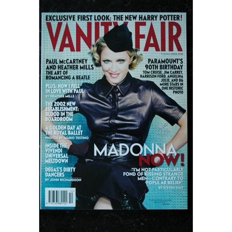Vanity Fair Us 506 October 2002 Cover Madonna Now By Steven Daly 2002
