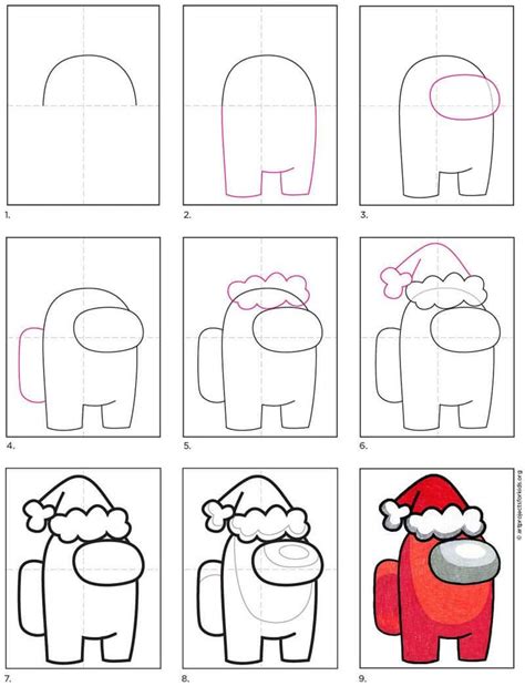 Christmas Drawings Among Us Very Easy How To Turn Words Among Us Into A Among Us Crewmate