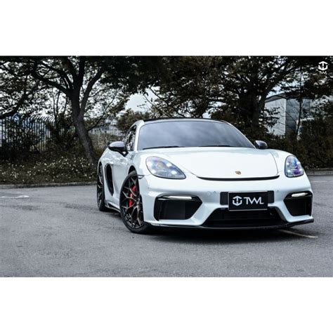 Twl台灣碳纖 Porsche保時捷 718 Cayman Boxster Gts 升級gt4 前保 台灣製造 高品質 蝦皮購物