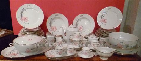 Proantic Service De Table Porcelaine De Limoges Jb De Saint Eloi