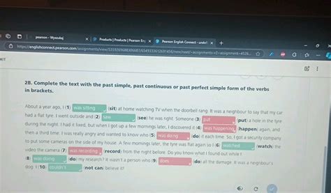 2B Complete The Text With The Past Simple StudyX