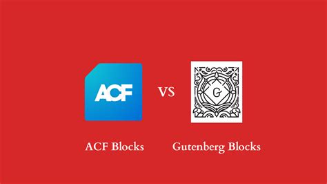 Gutenberg Blocks Vs Acf Blocks In Wordpress Andrés Vega