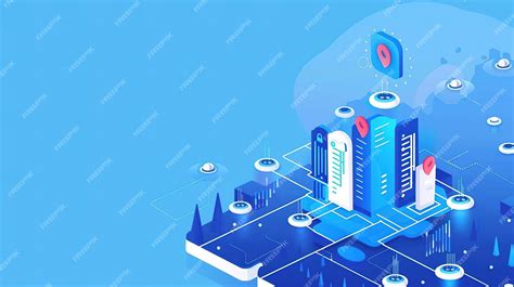 Isometric Illustration Of A Data Center With Servers Network And Cloud Computing 3d Infographic