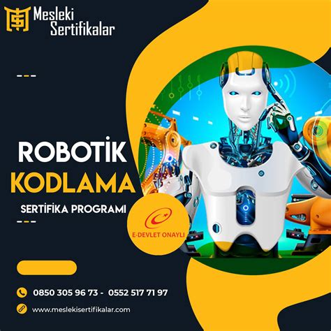 Robotik Kodlama Eğitimi Sertifika Programı Mesleki Sertifikalar