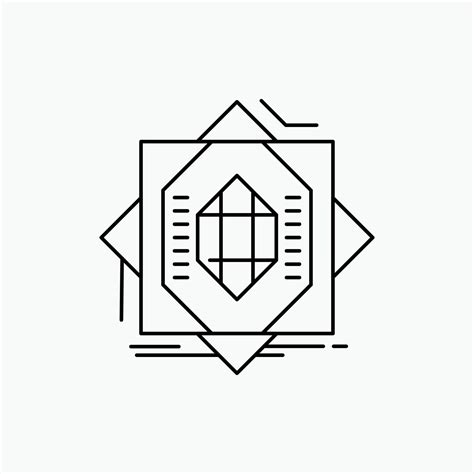 Abstract Core Fabrication Formation Forming Line Icon Vector