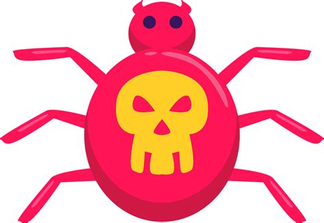 Download Spider Skull Halloween Royalty Free Stock Illustration
