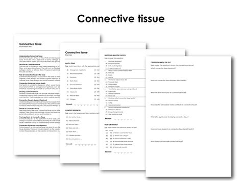 Connective Tissue Made By Teachers