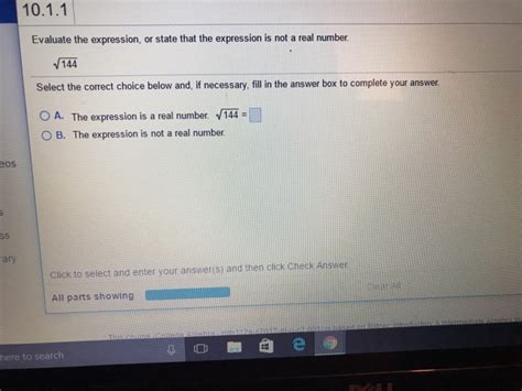 Solved 1011 Evaluate The Expression Or State That The