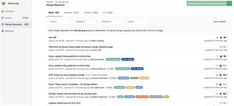 Index Merge Requests Project User Help Gitlab
