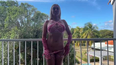 A Solo With Sex Toy From A Sexy Blond In A Tropical Hotel Room Free Sex Video Redtube