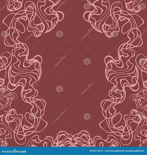 Doodle On The Brown Wall In The Vintage Style Vector Background For Sex Shop Design Intimate