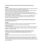Understanding Fund Flow In Financial Systems Primary Vs Course Hero
