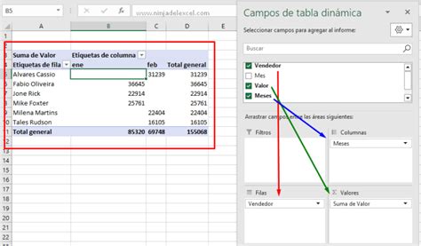 Cómo Hacer Dos Tablas Dinámicas en la Misma Hoja de Trabajo - Ninja del Excel